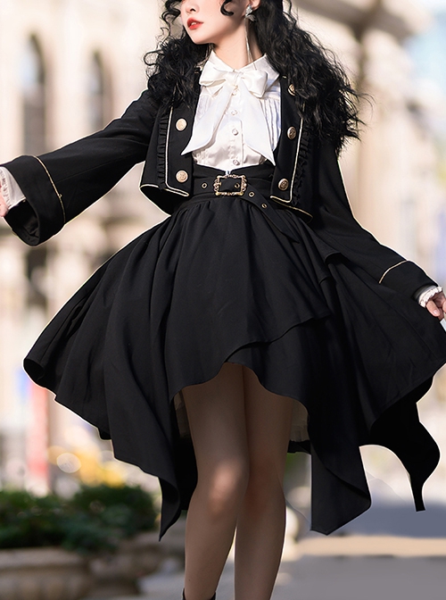 Tomorrow Pledge Series Exquisite Black College Style Military Uniform ...