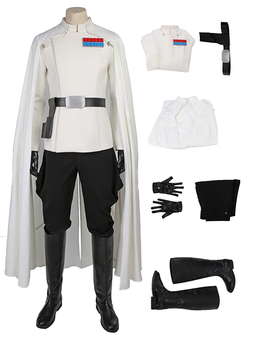 Rogue One A Star Wars Story Halloween Cosplay Orson Krennic Costume ...