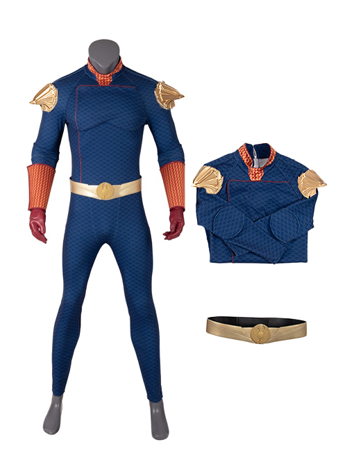 The Boys Halloween Cosplay Homelander Battle Suit Costume Bodysuit And ...
