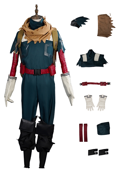 Anime My Hero Academia Halloween Cosplay Izuku Midoriya Deku Costume ...