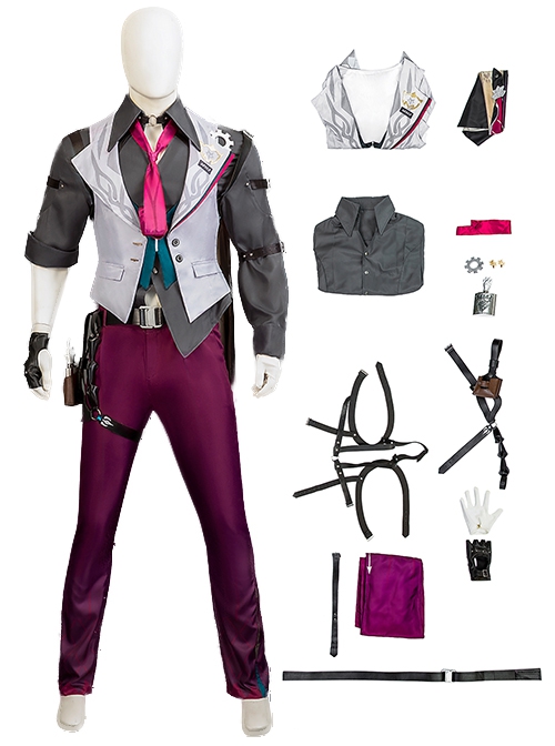 Game Honkai Star Rail Halloween Cosplay Gallagher Costume Full Set