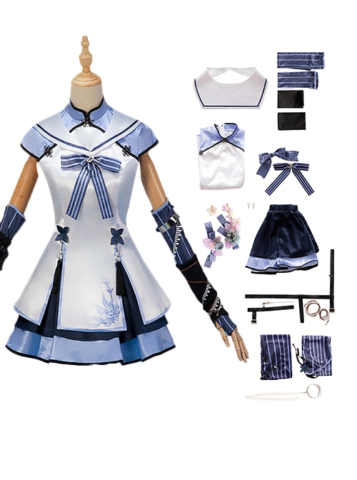 Vtuber Halloween Cosplay Seren Azuma Outfit Costume Full Set