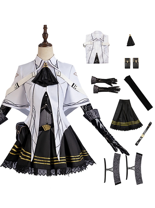 Game Arknights Halloween Cosplay Arturia Costume Full Set
