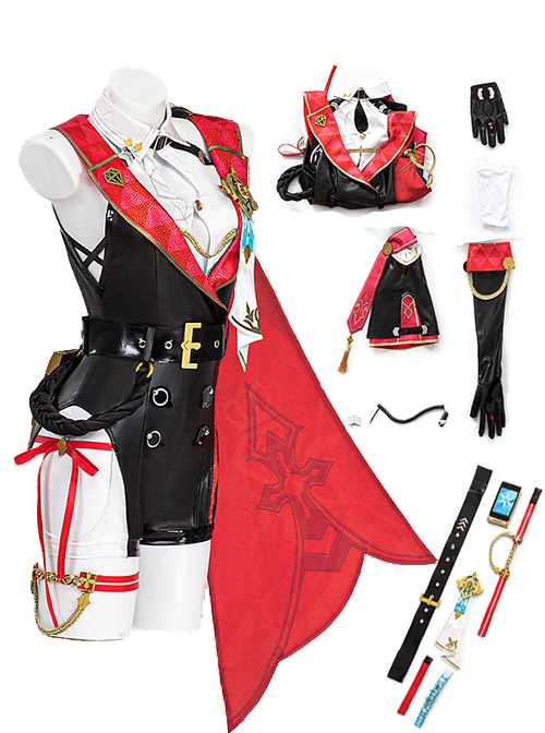 Honkai Star Rail Game Halloween Cosplay Topaz Bodysuit Costume Full Set