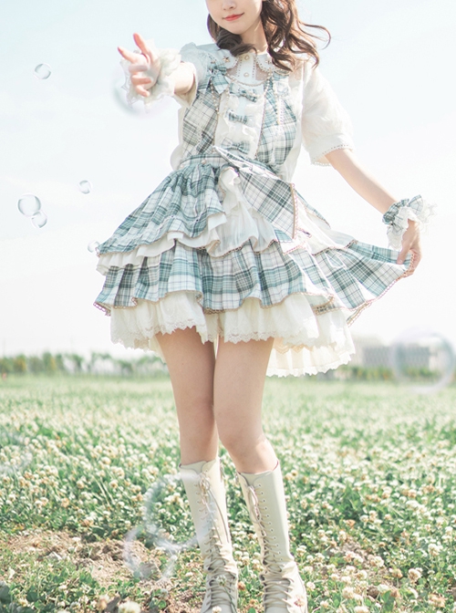 Daily Commuter Cute Idol Summer Little Fresh Sweet Lolita Matcha Ice ...