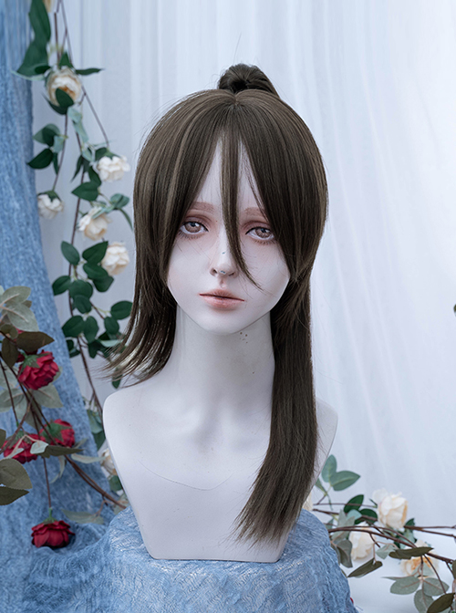 Chinese Style Brown Hanfu Retro Hair Clip High Ponytail Quadratic ...