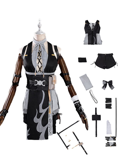 Game Wuthering Waves Halloween Cosplay Female Rover Outfit Costume Set ...
