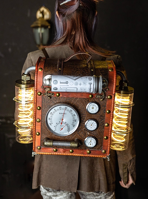 Steampunk Energy Lamp Pipe Dashboard Vintage Photography Props Luggage ...