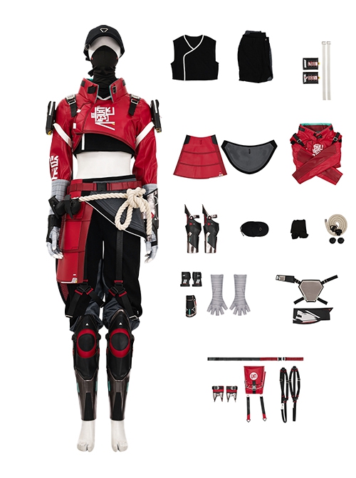 Game Apex Legends Halloween Cosplay Street Smart Wraith Skin Costume ...