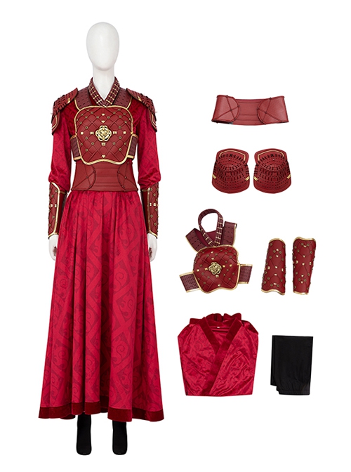 Comics What If Season 2 Halloween Cosplay Hela Red Battle Suit Costume ...