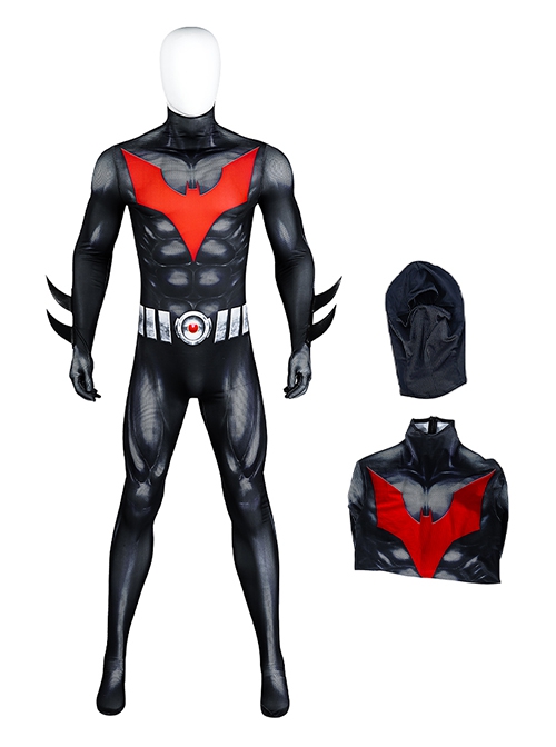 Batman Beyond Comics Halloween Cosplay Batman Costume Bodysuit Full Set ...