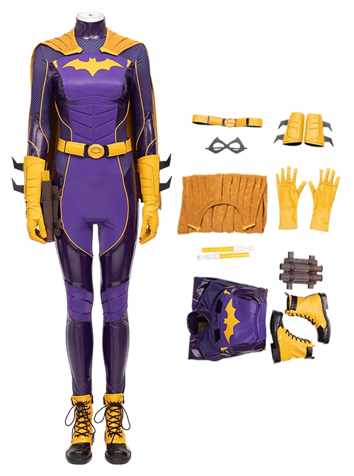 Game Batman Gotham Knights Halloween Cosplay Batwoman Battle Suit ...