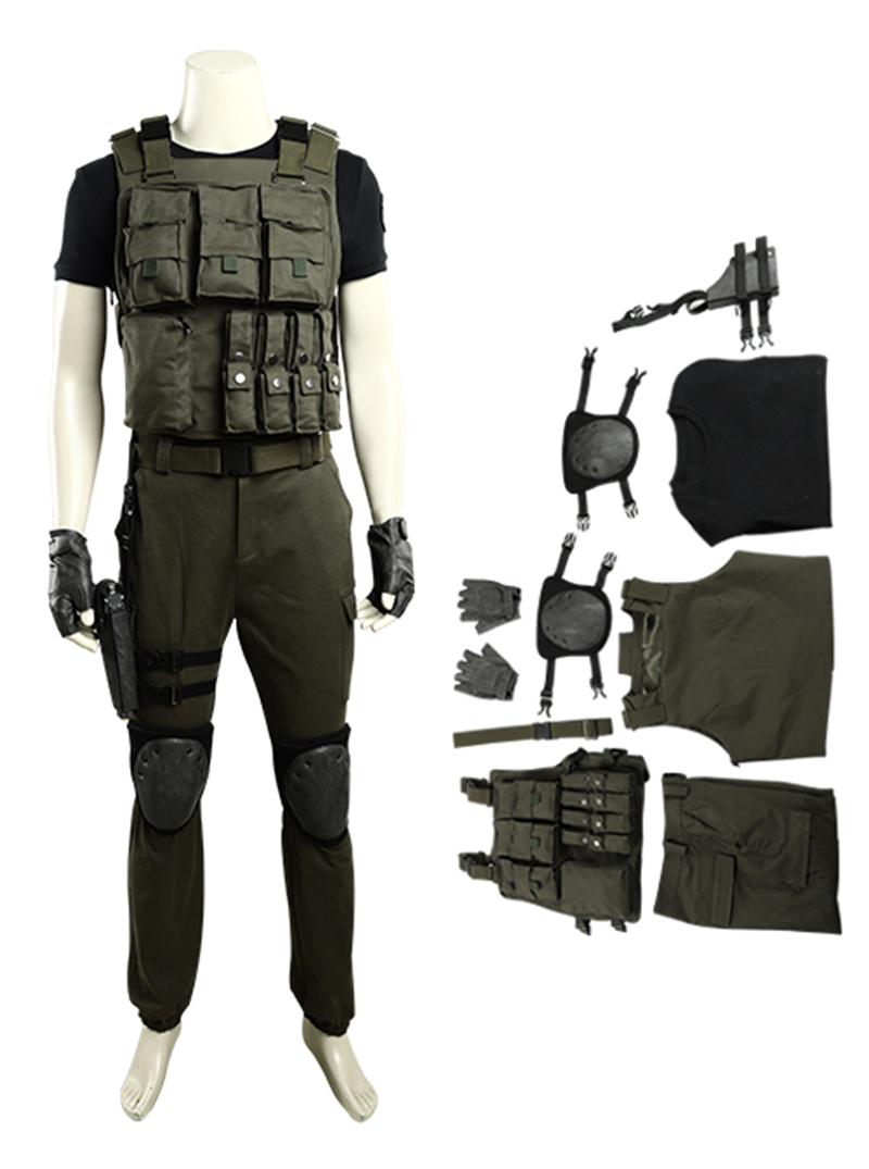 Resident Evil 3 Remake Biohazard RE 3 Halloween Cosplay Carlos Oliveira ...