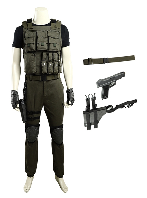 Resident Evil 3 Remake Biohazard RE 3 Halloween Cosplay Carlos Oliveira ...