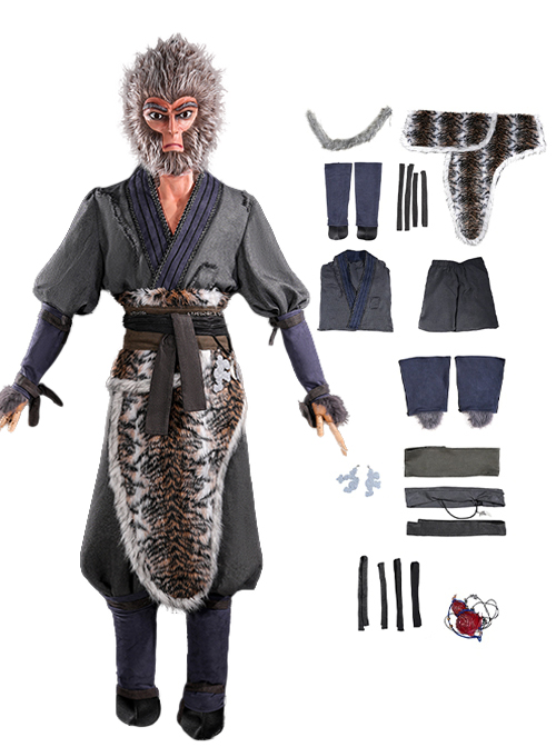 Game Black Myth Wukong Halloween Cosplay Wukong Tiger Hide Loincloth ...