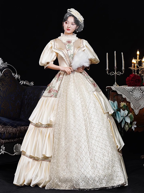 Champagne Elegant Rococo European Empire Aristocracy Royal Tea Party ...