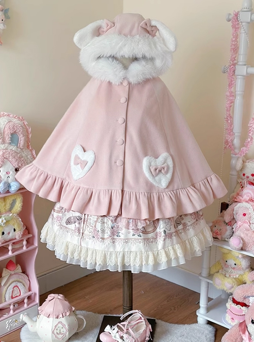 Autumn Winter Japanese Style Warm Thick Fleece Kawaii Sweet Lolita Cute ...