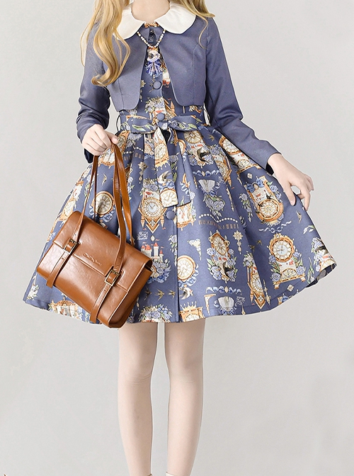 Eternal Echo Series Classic Lolita Hand Drawn Vintage Clock Print Doll ...