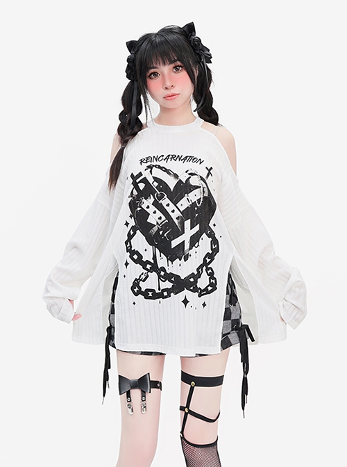Reincarnation Realm Series Subculture Off-Shoulder Slit Design Cool ...