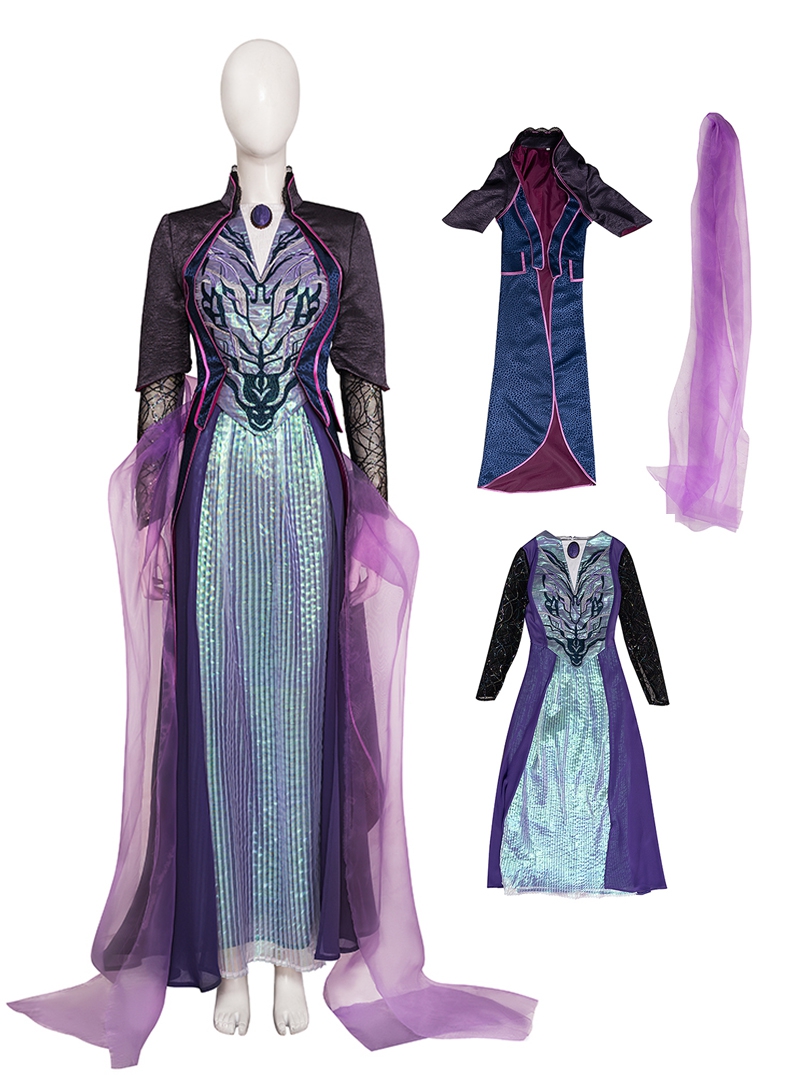 Agatha All Along Halloween Cosplay Ghost Agatha Costume Full Set