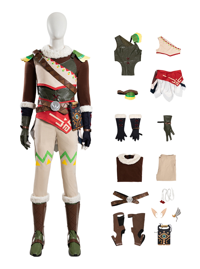 The Legend Of Zelda Tears Of The Kingdom Halloween Cosplay Link Rito ...
