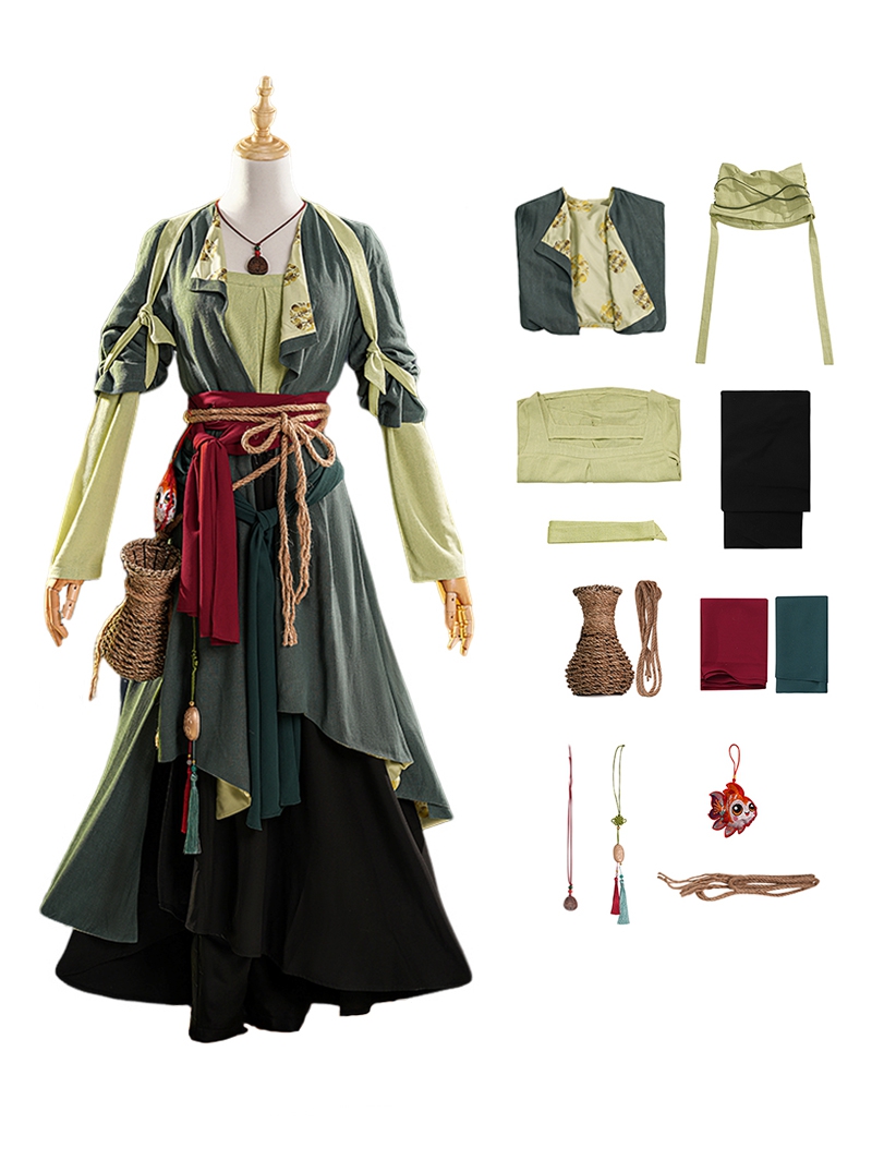 Game Where Winds Meet Halloween Cosplay Ying Ying Costume Full Set