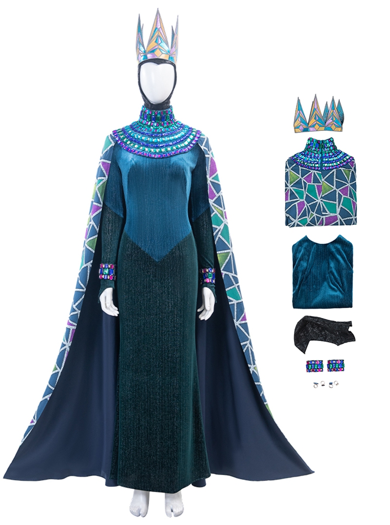 Movie Snow White 2025 Halloween Cosplay Evil Queen Costume Full Set