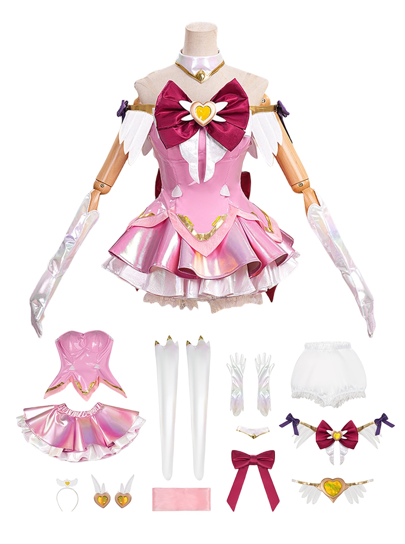 Game Overwatch Halloween Cosplay Juno Magical Girl Costume Set
