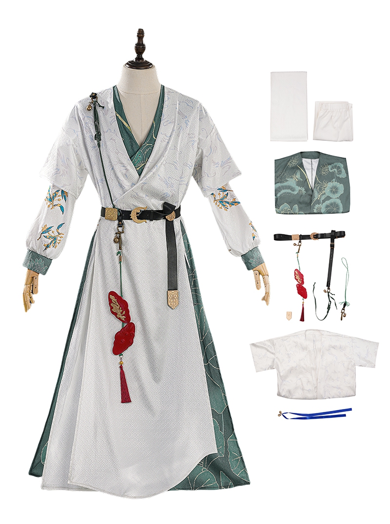 Game Where Winds Meet Halloween Cosplay Chen Zixi Costume Set