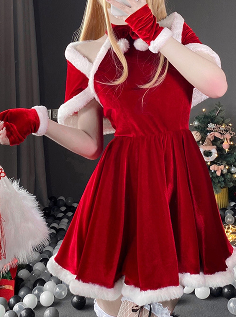 Original Christmas Series Halloween Cosplay Sweet Sexy Red Christmas ...
